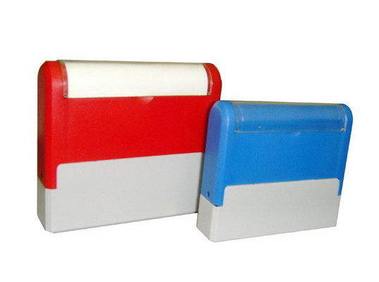 Rectangle handy portable dual foam office pre inked pocket stamp, Stock office stamps