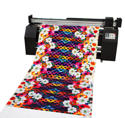 Outdoor And Indoor Flag Continuous Inkjet Epson Head Printer Dual  KCMY
