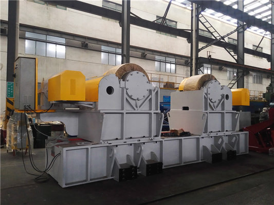 60T Lead Screw Adjusting Pipe Welding Rotator Rubber Roller High Precision supplier