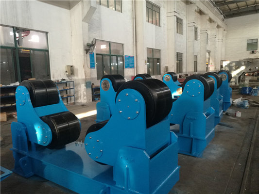 1.5KW 100T Pipe Welding Rotator , Automated Bed Turning Rolls For Engineering Machinery supplier