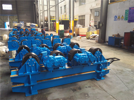 2T - 100T Automatic Pipe Welding Rotators Vessel Welding Turning Roller supplier