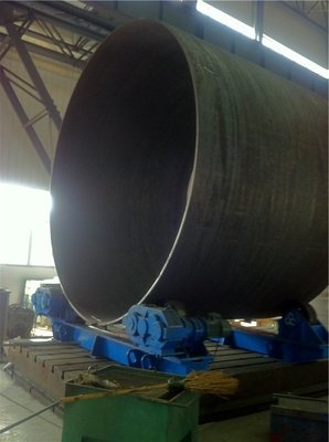 10T Electrical Turning Roller For Circular Pipe / Tank / Vessel Welding supplier