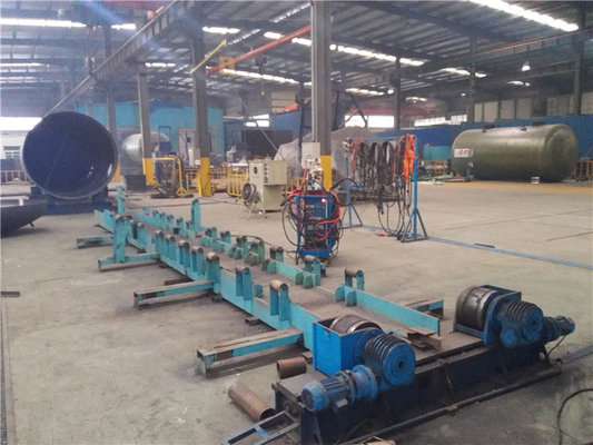 10T Electrical Turning Roller For Circular Pipe / Tank / Vessel Welding supplier