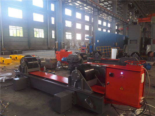 400T Bolt Adjustment Tank / Pipe Welding Turning Rolls Lead Screw Control supplier