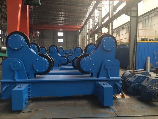 Professional 80 Ton Capacity Automatic Tank Welding Turning Roll PU Wheels Rollers supplier