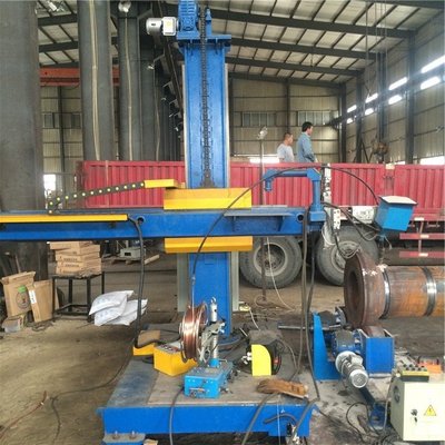Stationary Welding Center Column And Boom Manipulator for Pipe Cycle Welding Line supplier
