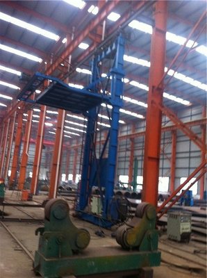 Blue Vertical Horizontal Welding Manipulator 5 * 5m Automated Machinery for Pressure Vessel supplier