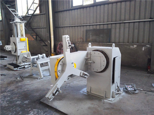 Vessel Rotary Welding Positioner Turntable with Servo Motor , Pipe Positioner Table 300KG Loading supplier
