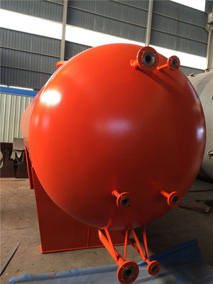 Red Gray High Capacity GRP Liquid / Gas Storage Tanks For Industrial / Chemical supplier
