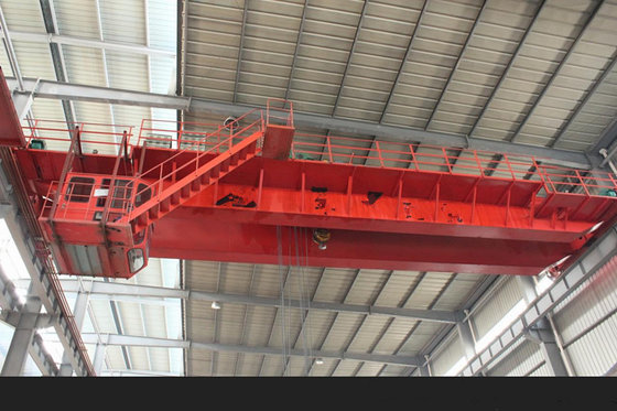 Workshop Single Girder / Double Girder Overhead Crane With Electric Hoist supplier