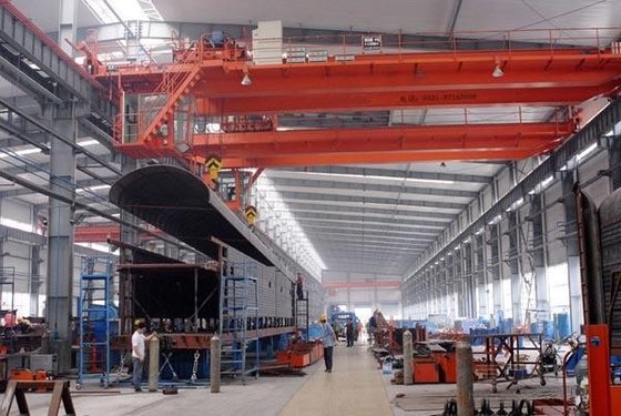 Double Girder Overhead Crane Equipment 300T With Trolley Wheels supplier