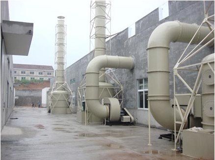 High Purification Gas Absorption Tower , Exhaust Gas Scrubber For Electronic / Machinery supplier