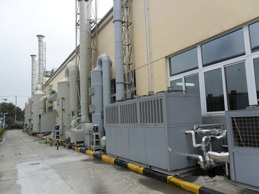 High Purification Gas Absorption Tower , Exhaust Gas Scrubber For Electronic / Machinery supplier