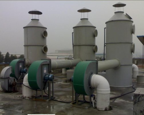 FGD System Waste Gas Absorption Tower Wet Scrubber For Removal SO2 / Alkaline Liquid supplier