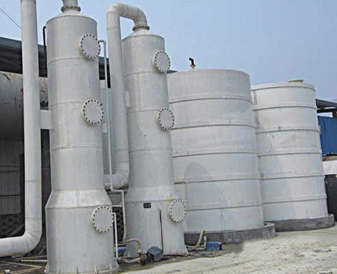 Customized  Materials Gas Absorption Column for Waste Gas Treatment supplier