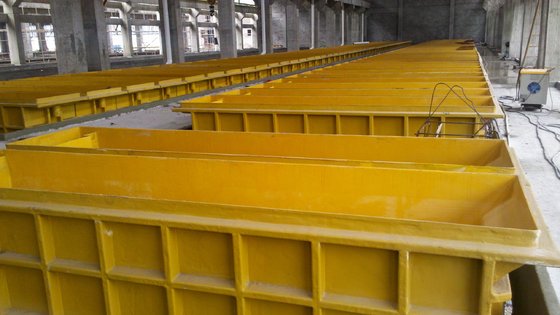 Fiberglass Reinforced Plastic Electrolytic Bath For Electrolytic Refining Of Metals supplier