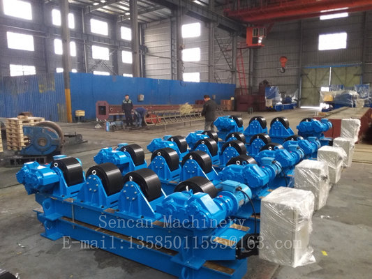 2T - 100T Automatic Pipe Welding Rotators Vessel Welding Turning Roller supplier