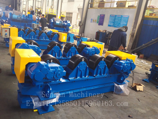 2T - 100T Automatic Pipe Welding Rotators Vessel Welding Turning Roller supplier