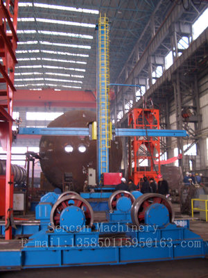 250 T Steel Pipe Welding Rotator Lead Screw Adjustable ISO SGS CE Standard supplier