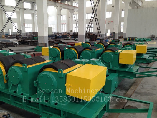 400 Tons High Capacity Pipe Welding Rotator Motor Driven for Containers Boilers supplier