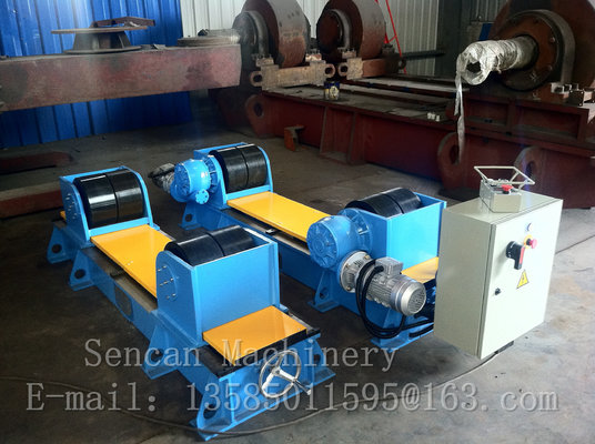 400 Tons High Capacity Pipe Welding Rotator Motor Driven for Containers Boilers supplier