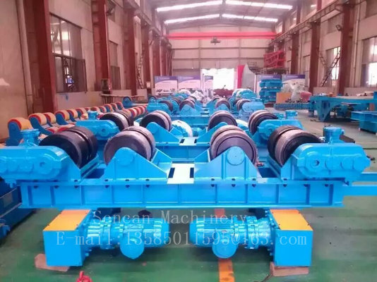 Vessel Rotator 200 Tons Self - Aligned Pipe Turning Rolls for Reinforced Concrete Pipe supplier