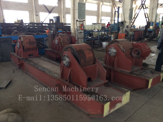 Vessel Rotator 200 Tons Self - Aligned Pipe Turning Rolls for Reinforced Concrete Pipe supplier