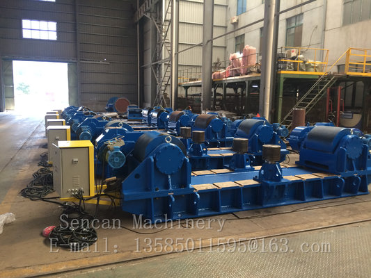 Vessel Rotator 200 Tons Self - Aligned Pipe Turning Rolls for Reinforced Concrete Pipe supplier