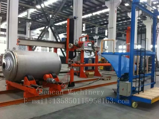 40T Vessel Pipe Welding Rotator With Rubber Roller , Pipe Rollers for Welding High Speed supplier
