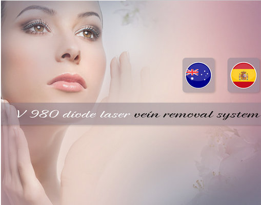 Advanced!!! laser diode vascular removal 980nm vascular laser spider vein removal multi