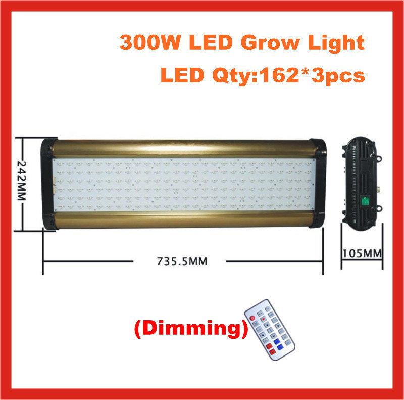 300 led uv grow light with remote timer hydroponics led plant growing lamp