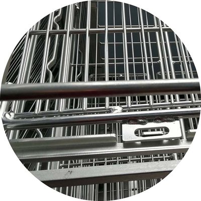 Four Wheel Shopping Trolley Logistics Milk Cart  Delivery Goods