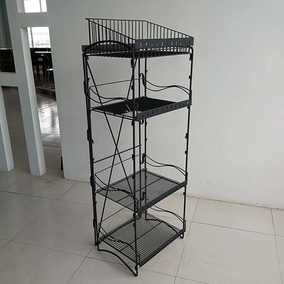 4 Layers Bread Display Racks Advertising In Supermarket Or Bakery Store