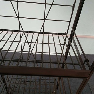 Floor Retail Shoe Rack / Retail Floor Display 136SETS Loading Quantity