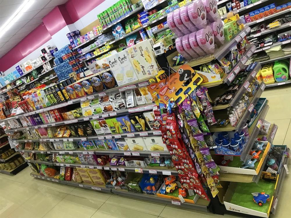 Supermarket Fruit And Vegetable Display Rack