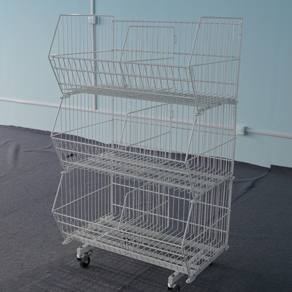 Multi Layers Supermarket Rack   Boltless / Rivet Shelving Type 230mm Depth