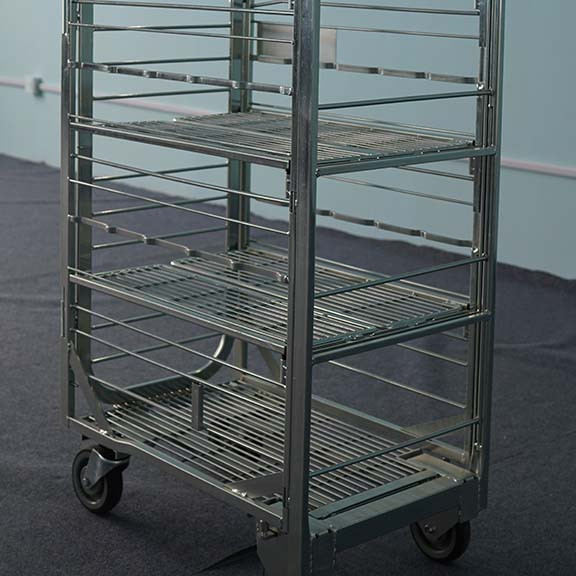 Milk Logistics Trolley L*W*H 670*431*1245 Size ISO9001 Certificate