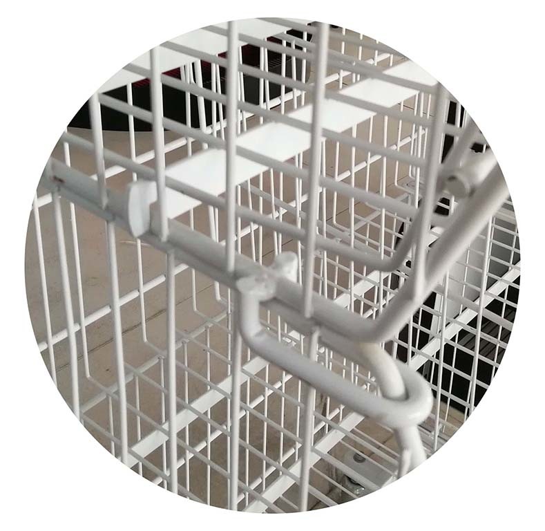Wire Mesh Storage Cages Steel Q235 Material