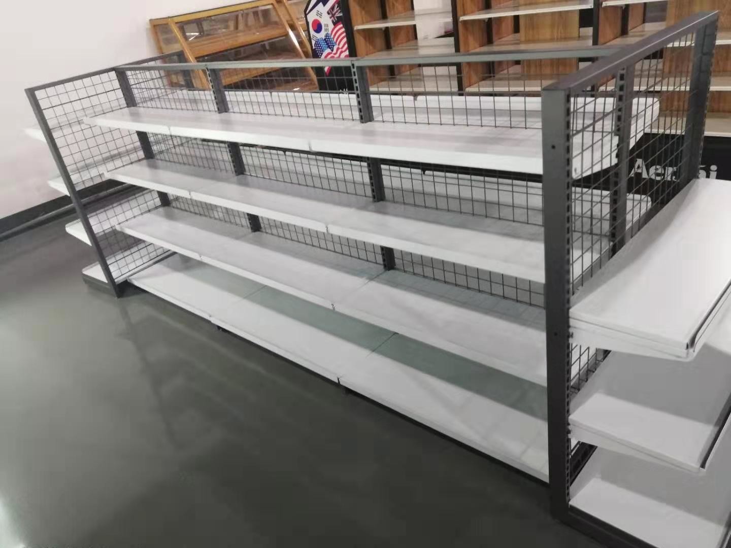 Gondola Supermarket Shelf Display 3 Layers 40-120 Kgs/Layers Capacity
