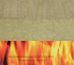 Fireproof rock wool slab used in ecternal wall