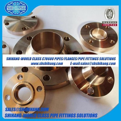 copper nickel UNS C70600 CUNI 9010 flange Solid Threaded Flange-ASME B16.5