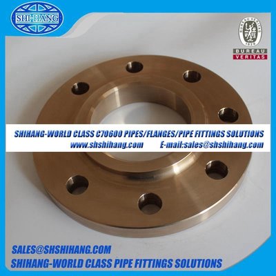 copper nickel UNS C70600 CUNI 9010 flange Solid Slip On Flange-ASME B16.5
