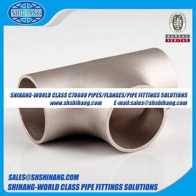 copper nickel UNS C70600 CUNI 9010 pipe fittings Equal Tees-DIN 86088