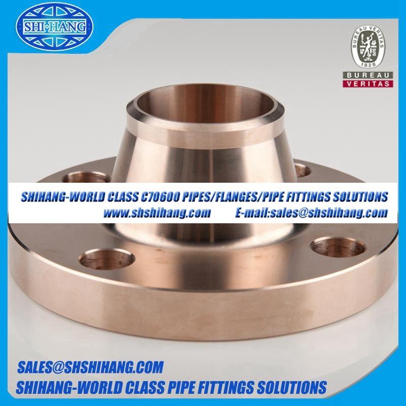 copper nickel UNS C70600 CUNI 9010 flange Solid Welding Neck Flange-EEMUA 145