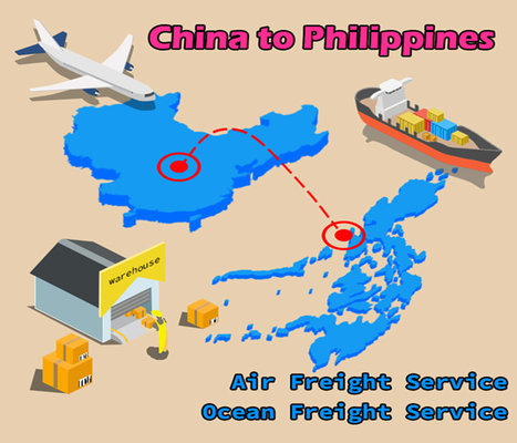 DDP shipping freight Air sea freight shipping Shenzhen to Philippines Manila Davao supplier