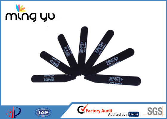 Black PVC Shirt Package White print LOGO Color 2.75'' Length 0.5'' Width 0.6mm
