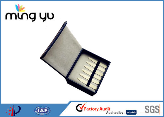 Engraved Collar Stiffeners Leather Pouch Packaged Shiny Surface