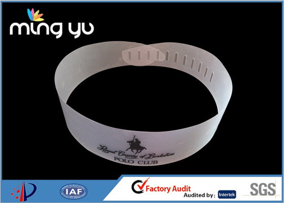 ISO Plastic Shirt Collar Stays PVC Half Transparent 48×4×0.3 mm