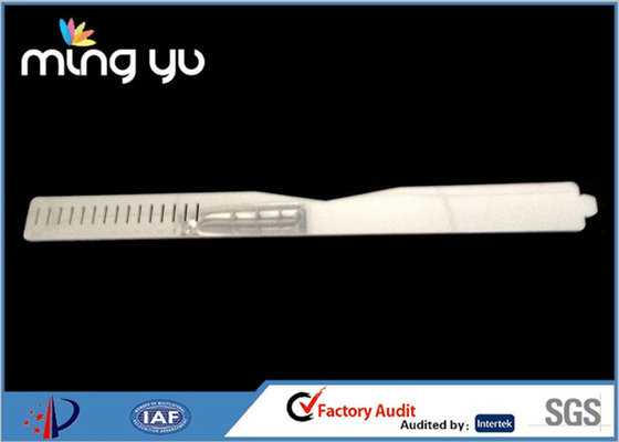 Plastic Collar Band / Garment Shirt Collar Suppor 46cm 3cm 0.3mm for Shirt Packaging