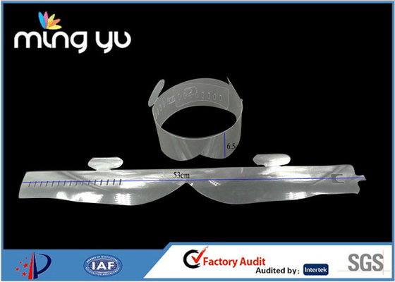 PVC Plastic Shirt Collar Band Garment Accessories Strip Support 0.3mm Thickness